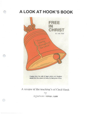"A Look at Hook's book : A Review of the Teaching's of Cecil Hook" by ...